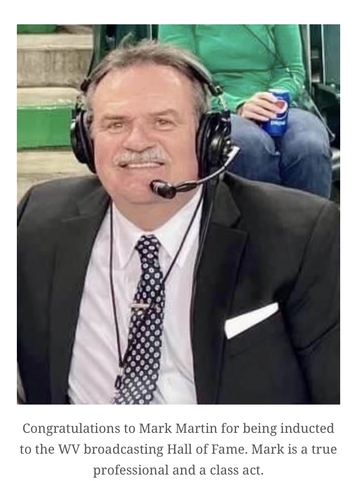 Mark Martin – WV Broadcasting H of F – Mid-Ohio Valley Sports Hall of Fame