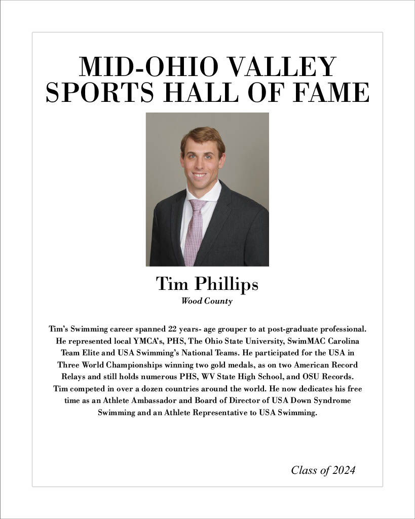 Tim Phillips – Class of 2024 – Mid-Ohio Valley Sports Hall of Fame